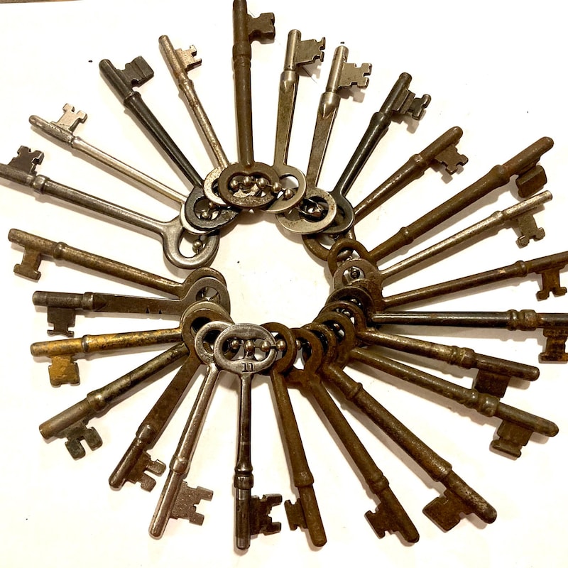 Antique Old Keys for Sale - Etsy