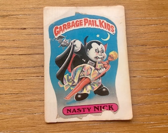 Nasty Nick Garbage Pail Kids - Etsy