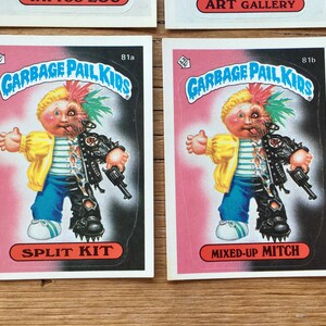 Choice of Garbage Pail Kids Tattoo Lou, Art Gallery, Split Kit, Mixed ...