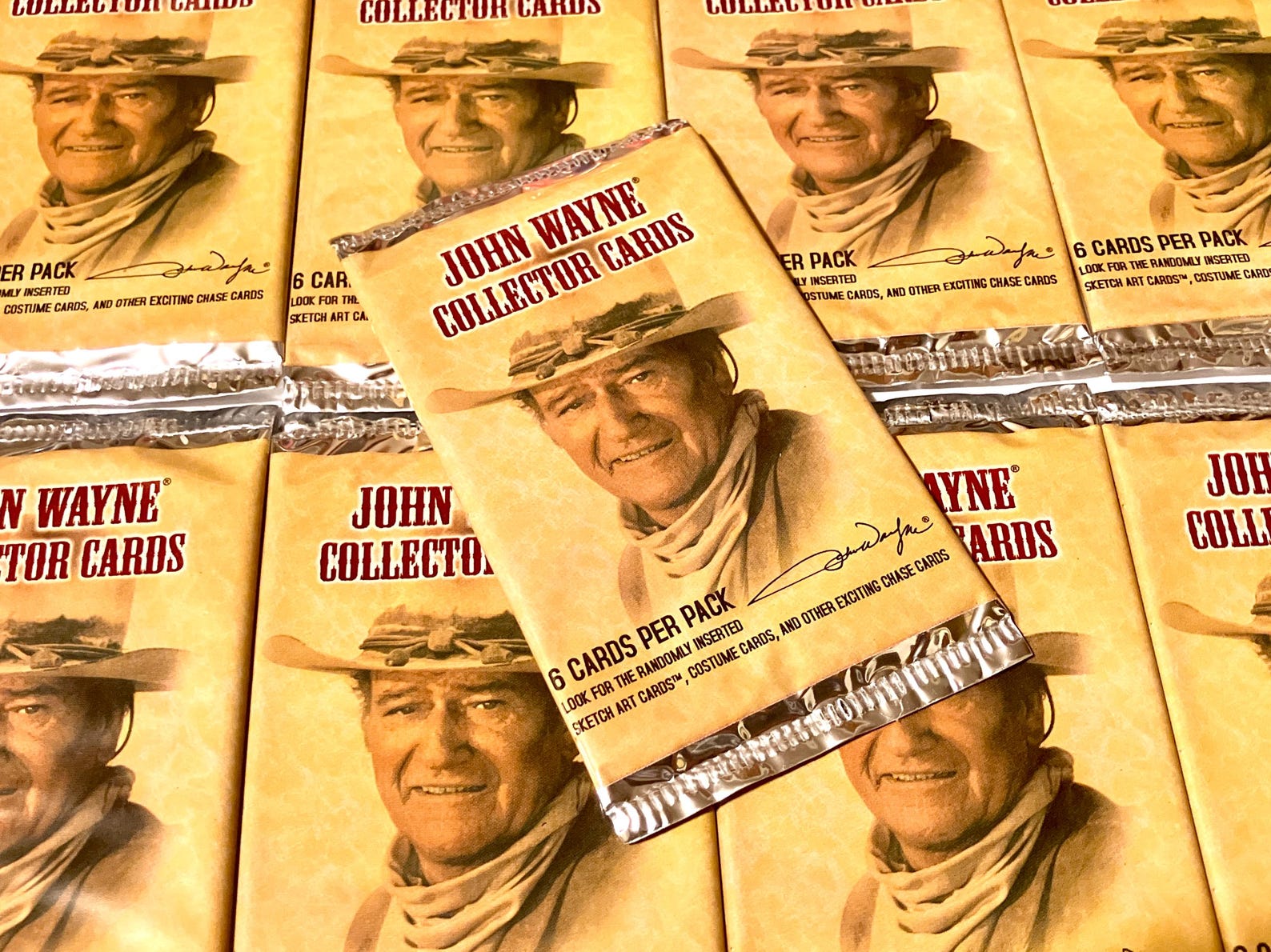 John Wayne Trading Cards Unopened Foil Packs Collectible the Duke ...