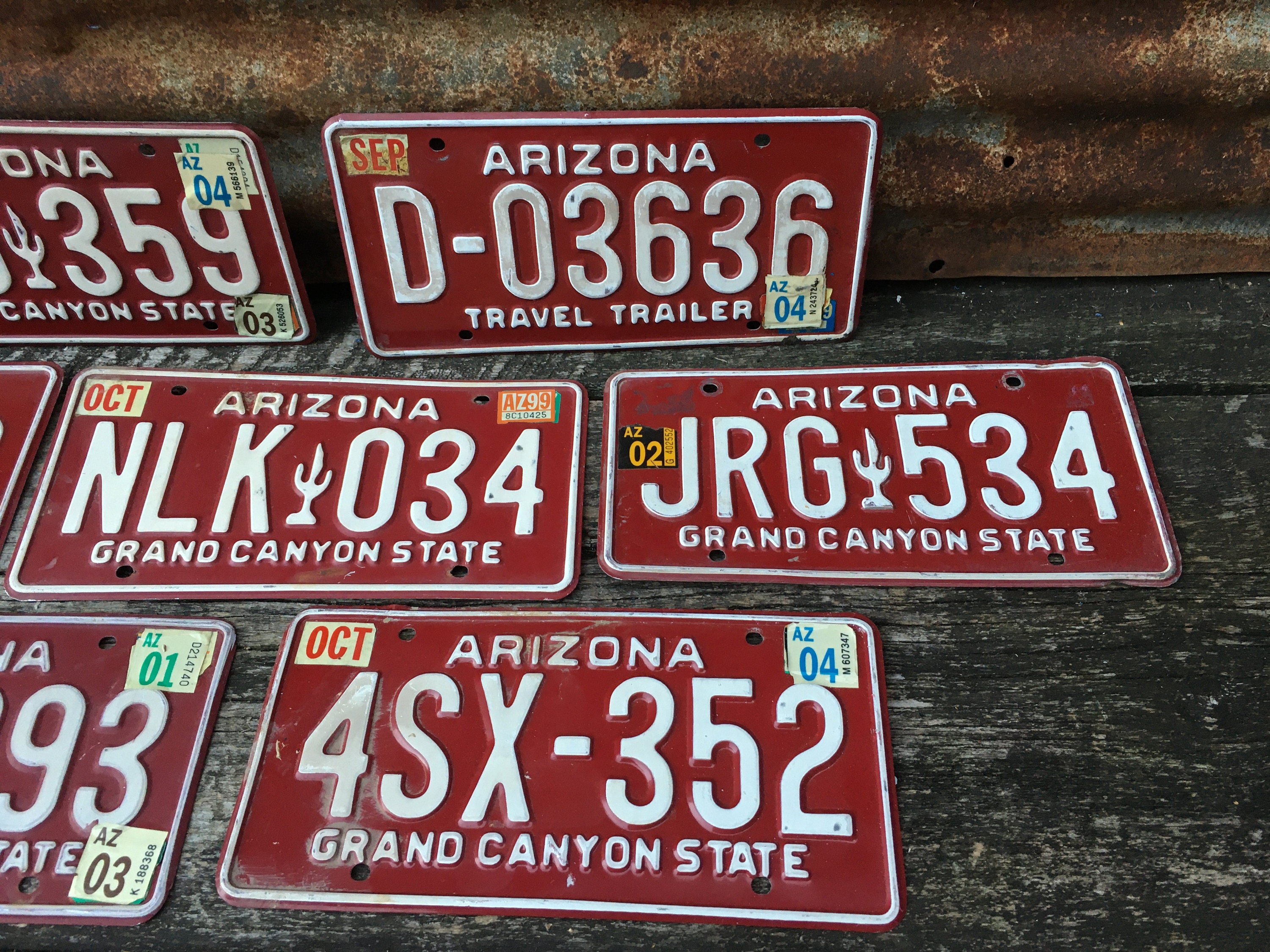 Choice of Arizona License Plate Original Old 1980s 90s Era | Etsy