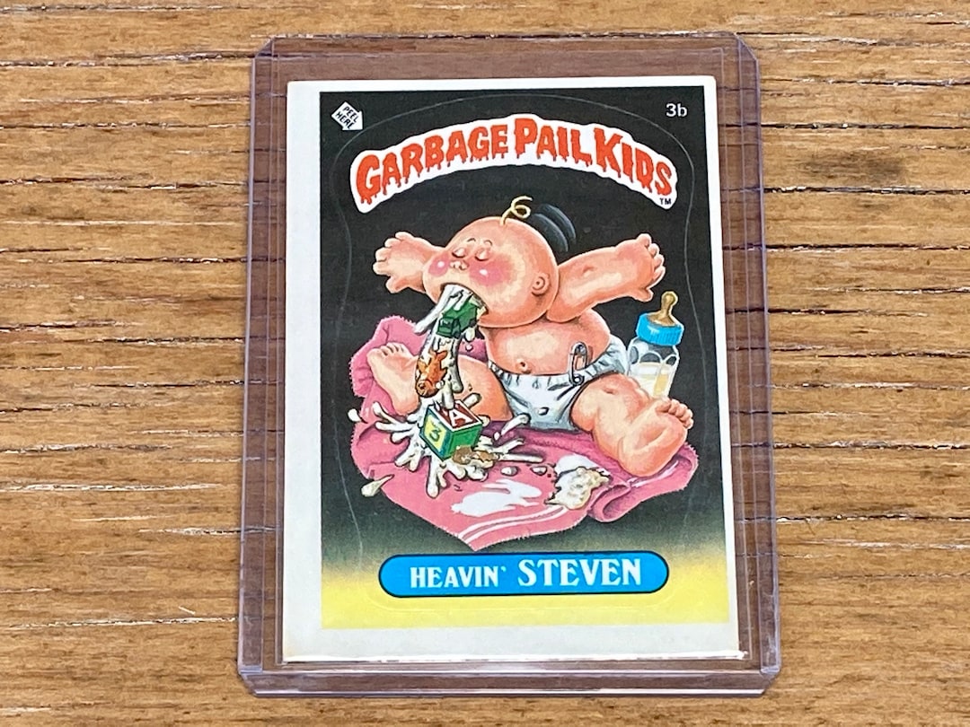 Vintage Garbage Pail Kids Card Heavin Steven 3b Original Series 1 Card ...