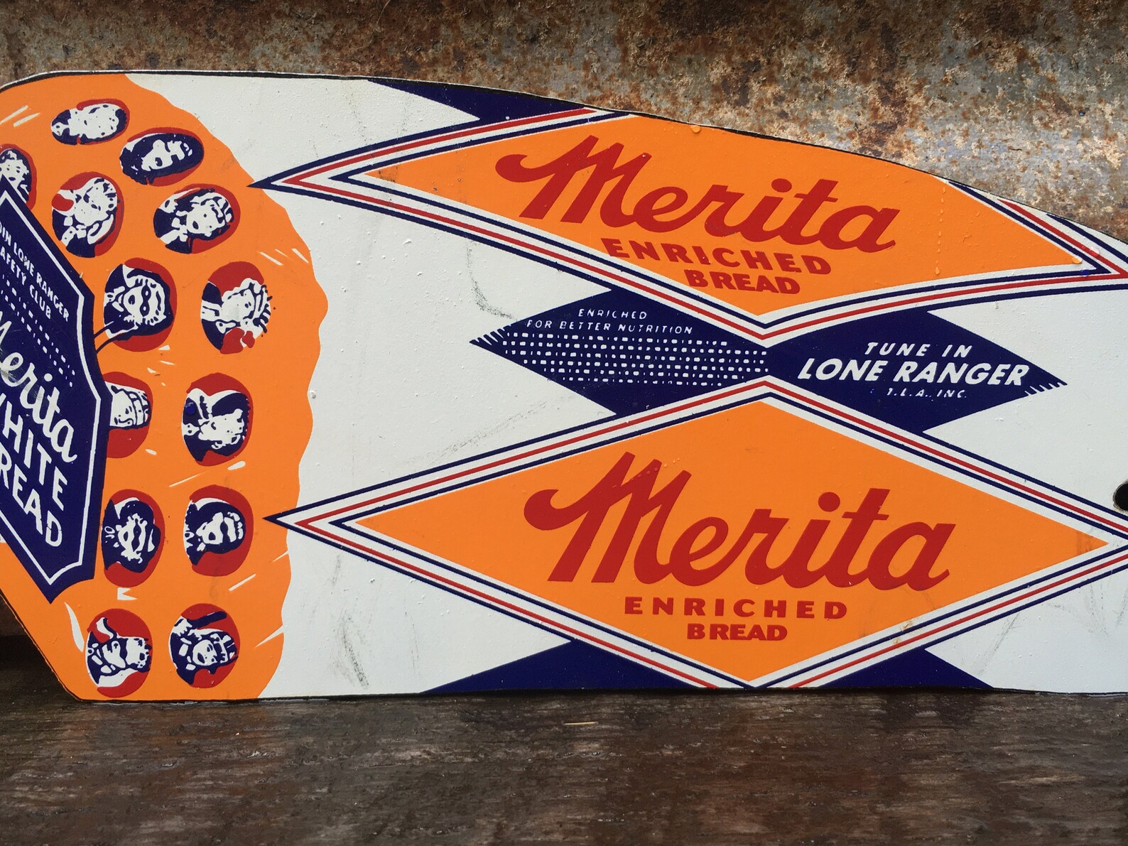 Rare Merita Bread Sign Vintage Screen Door Push Bar Rack Sign - Etsy