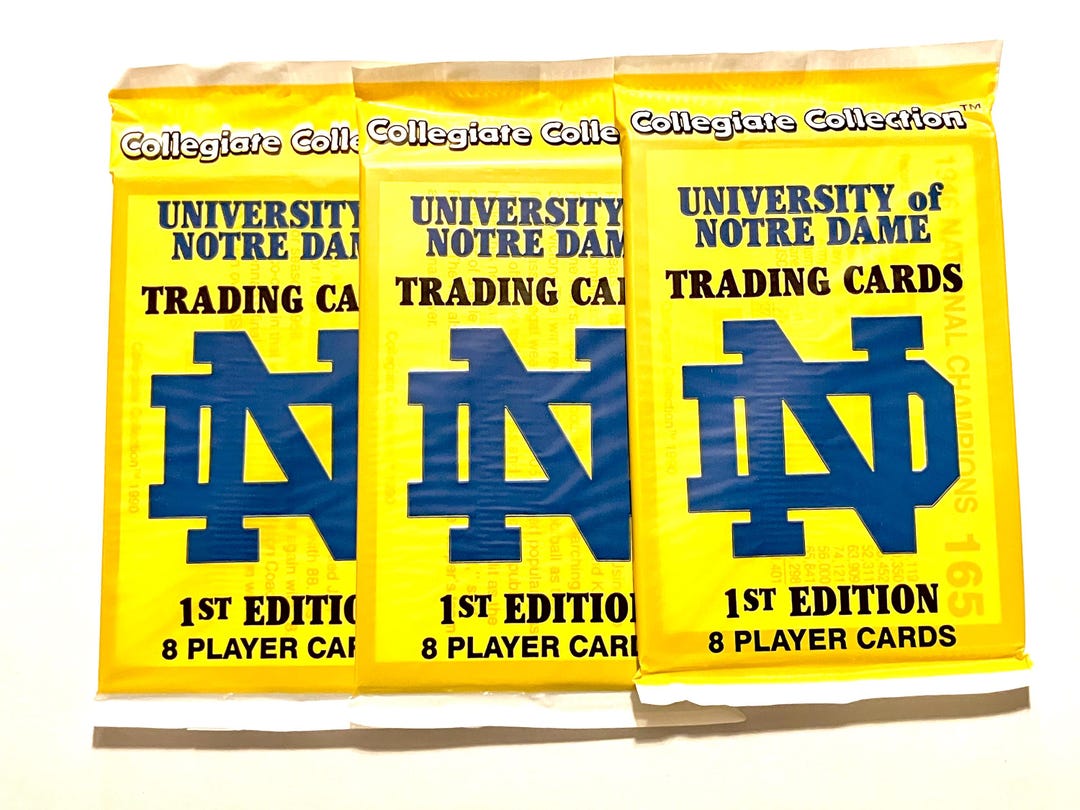 1980s Notre Dame Football Trading Cards: Collegiate Collection ...