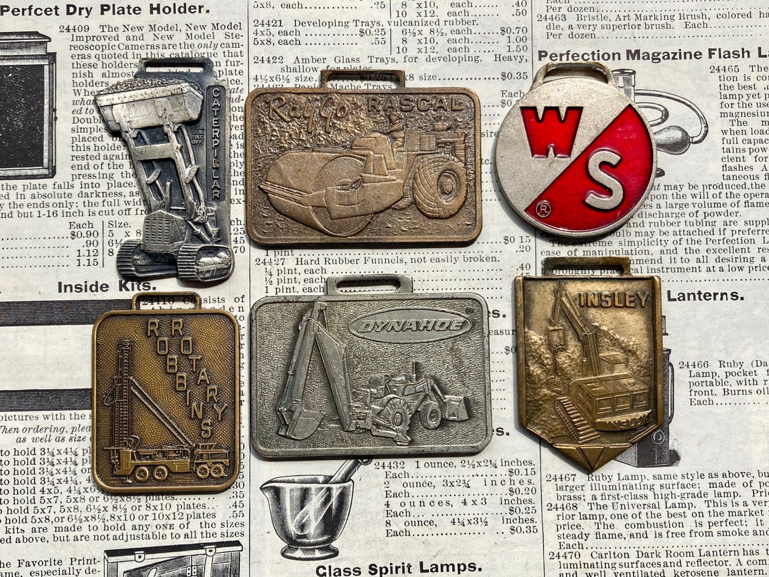 Choice of Watch Fob Cat Caterpillar, Raygo Rascal, Warner Swasey ...