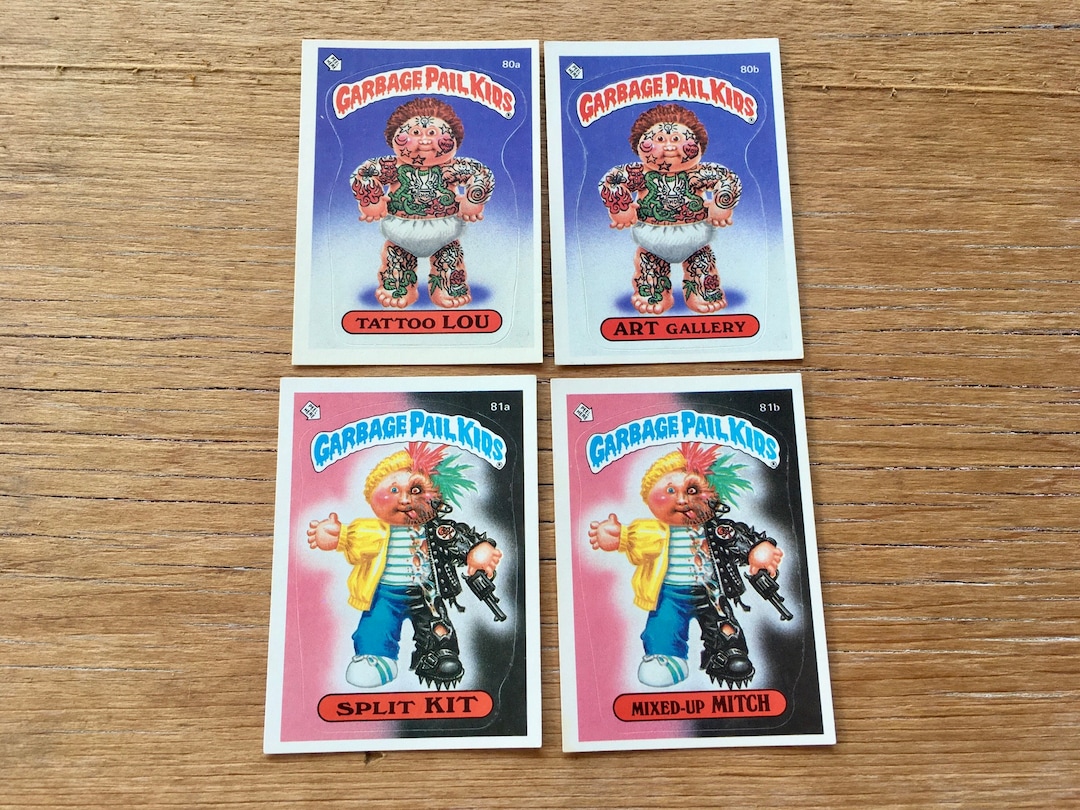 Choice of Garbage Pail Kids Tattoo Lou, Art Gallery, Split Kit, Mixed ...