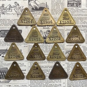 Choice of Vintage Ford Tag Ford Motor Company Rouge Plant Car Truck ...
