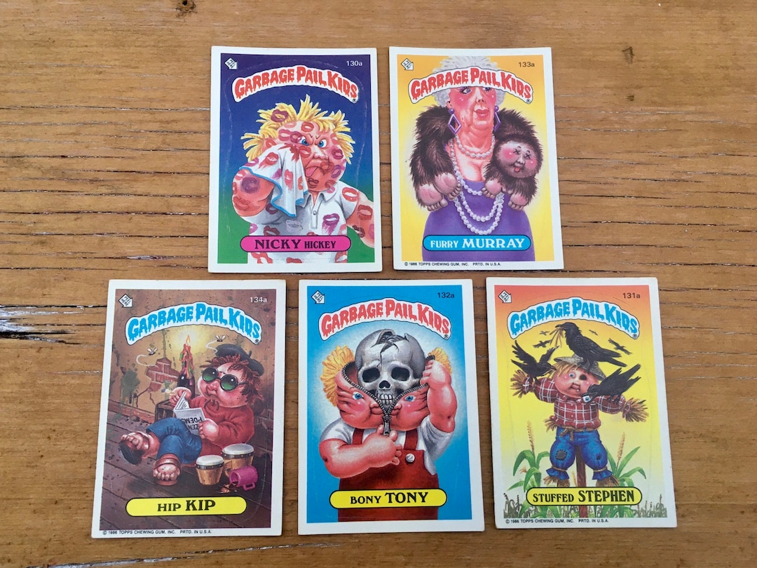 Garbage Pail Kids Card Choice Hip Kip, Stuffed Stephen, Bony Tony ...