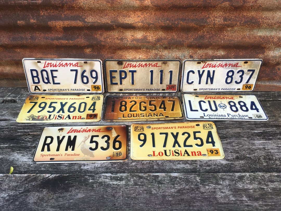 Louisiana License Plates