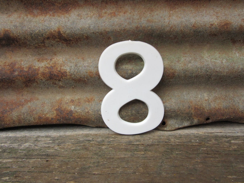 Number Sign Marquee Vintage Sign 6 Inch Number 8 Eight 8 Sign - Etsy