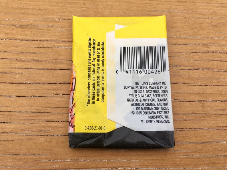 Vintage Horror Movie Cards Topps 1988 Fright Flicks Pack of | Etsy