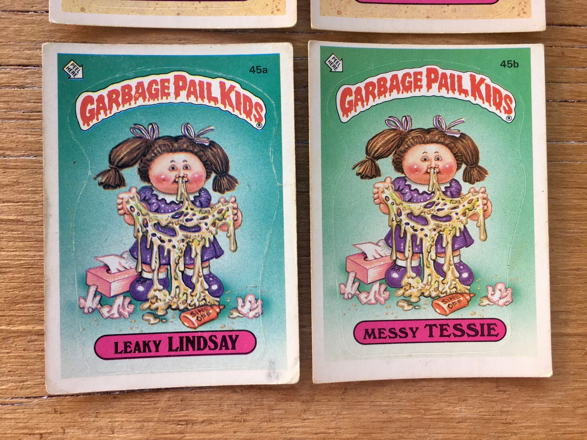 Choice of Garbage Pail Kids Sy Clops One Eyed Jack Leaky - Etsy UK