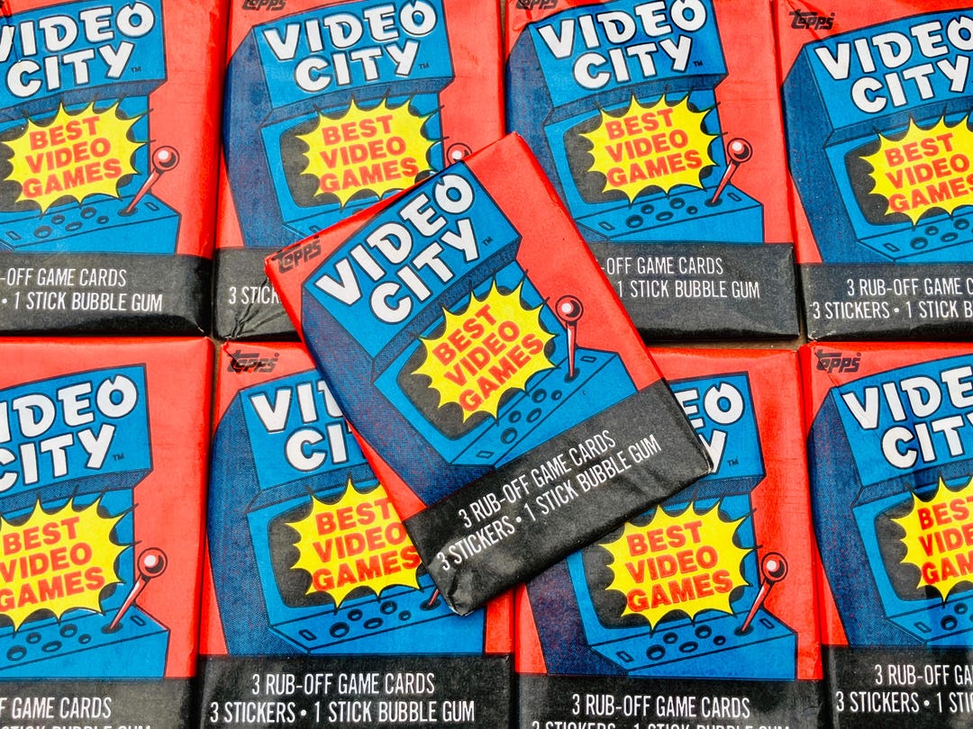 Vintage Video City Trading Cards Collectible Arcade Game Photos Cards ...