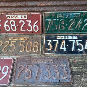 Choice of License Plate Massachusetts License MA License Plate Mass ...