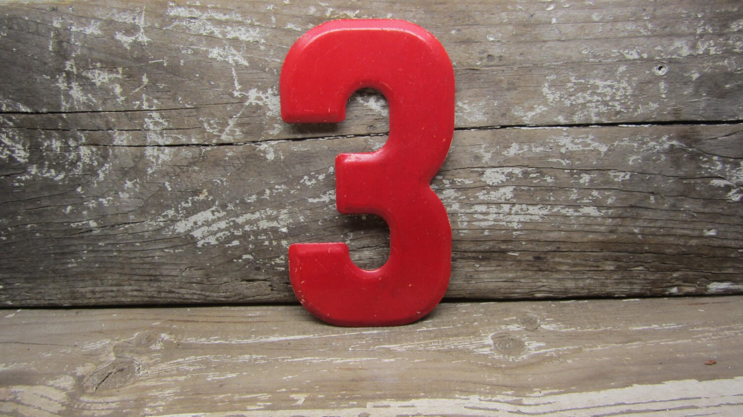 Metal Letter Sign Vintage Number 3 Sign Three Sign Small Size | Etsy