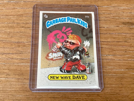 Vintage Garbage Pail Kids Card New Wave Dave 30a Original - Etsy