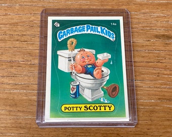Rare Garbage Pail Kids Nasty Nick 1A Original Series 1 Card Vintage GPK ...