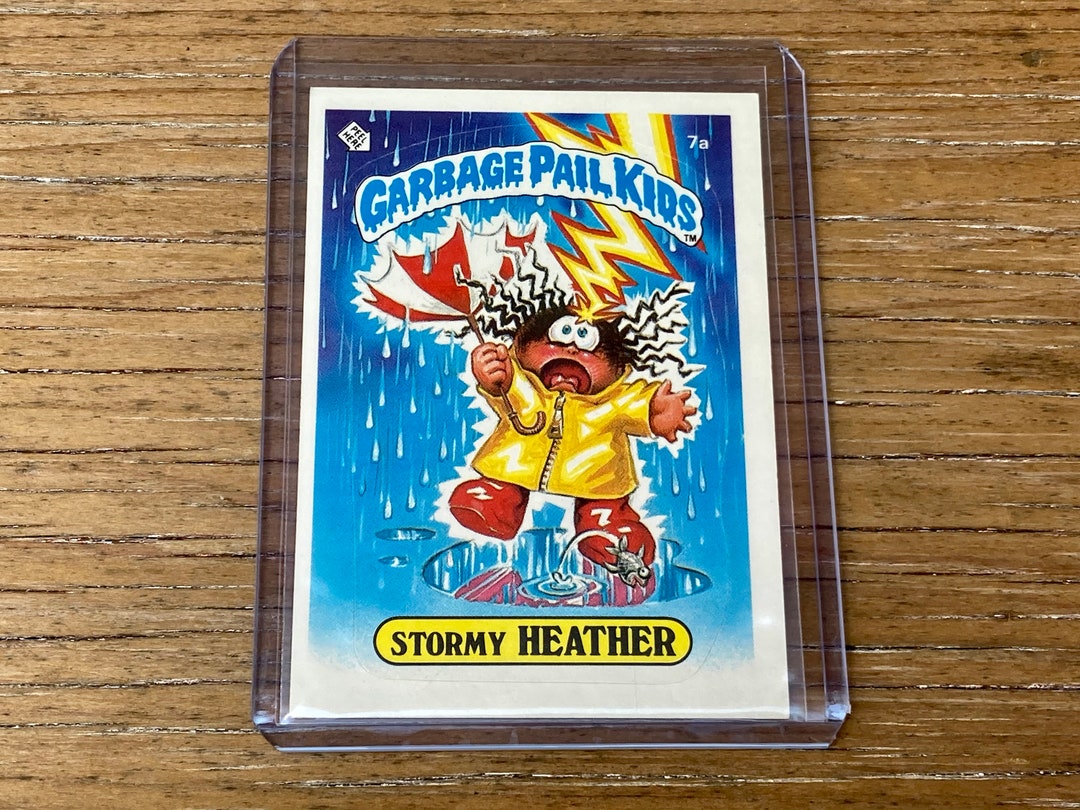 Garbage Pail Kids Card Stormy Heather 7a Vintage Original Series 1 Card ...