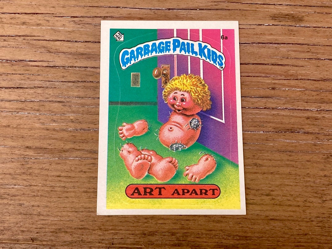 Vintage Garbage Pail Kids Card Art Apart 6a Original Series 1 Card ...