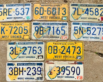 West Virginia Choice of License Plate, Pick Your Plate, West Virginia ...