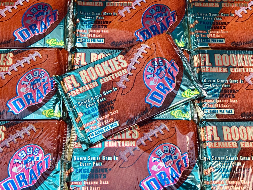 Original Vintage Football Cards Classic 1995 NFL Draft Rookies Unopened ...