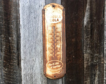 Double Cola Thermometer Vintage - Etsy