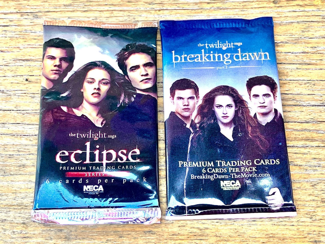 The Twilight Saga Trading Cards Packs Eclipse or Breaking Dawn Vampire ...