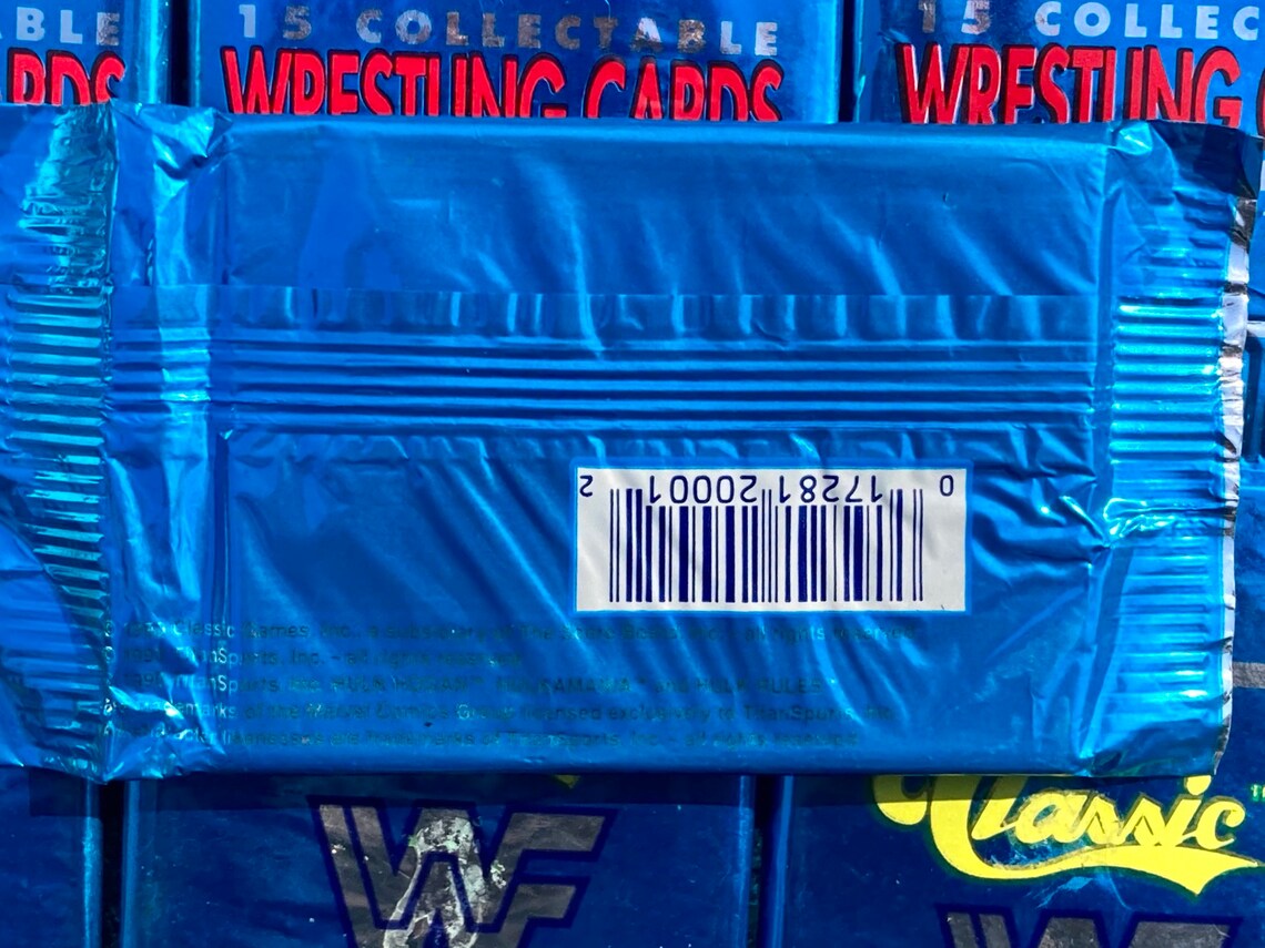 Vintage WWF Cards Wrestling 1 Pack of Cards 1990 Unopened Pack - Etsy