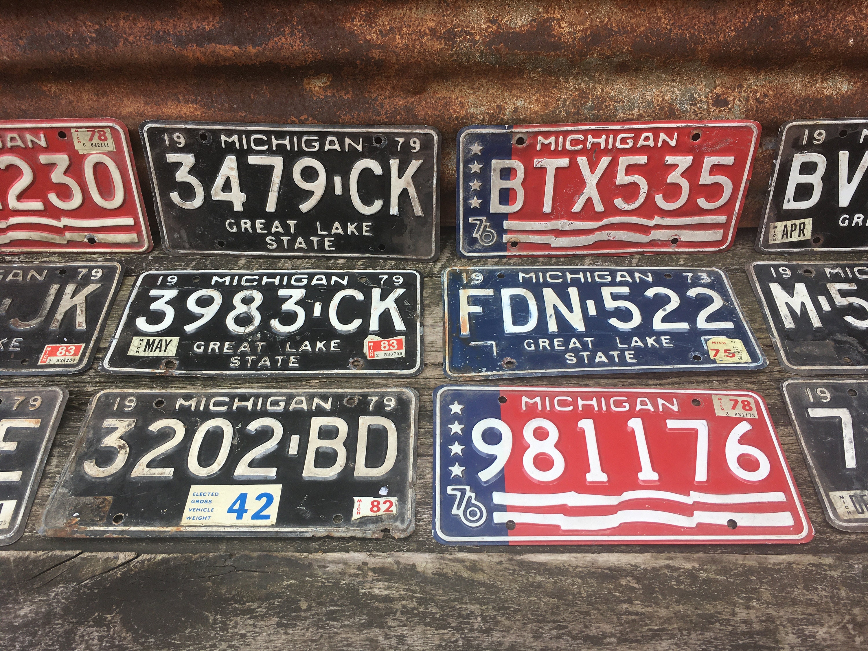 Choice Michigan License Plate 1976 1979 1983 1973 1982 | Etsy