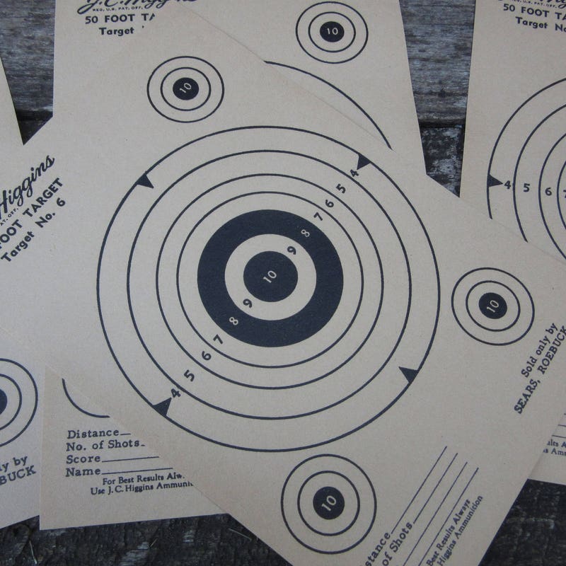Shooting Target - Etsy