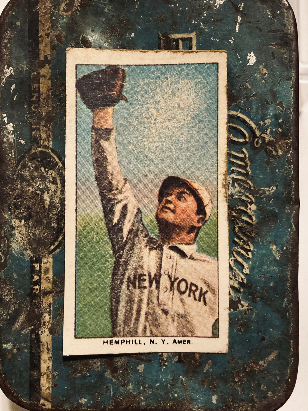 Vintage Baseball Card Charlie Hemphill New York T206 Piedmont Tobacco ...