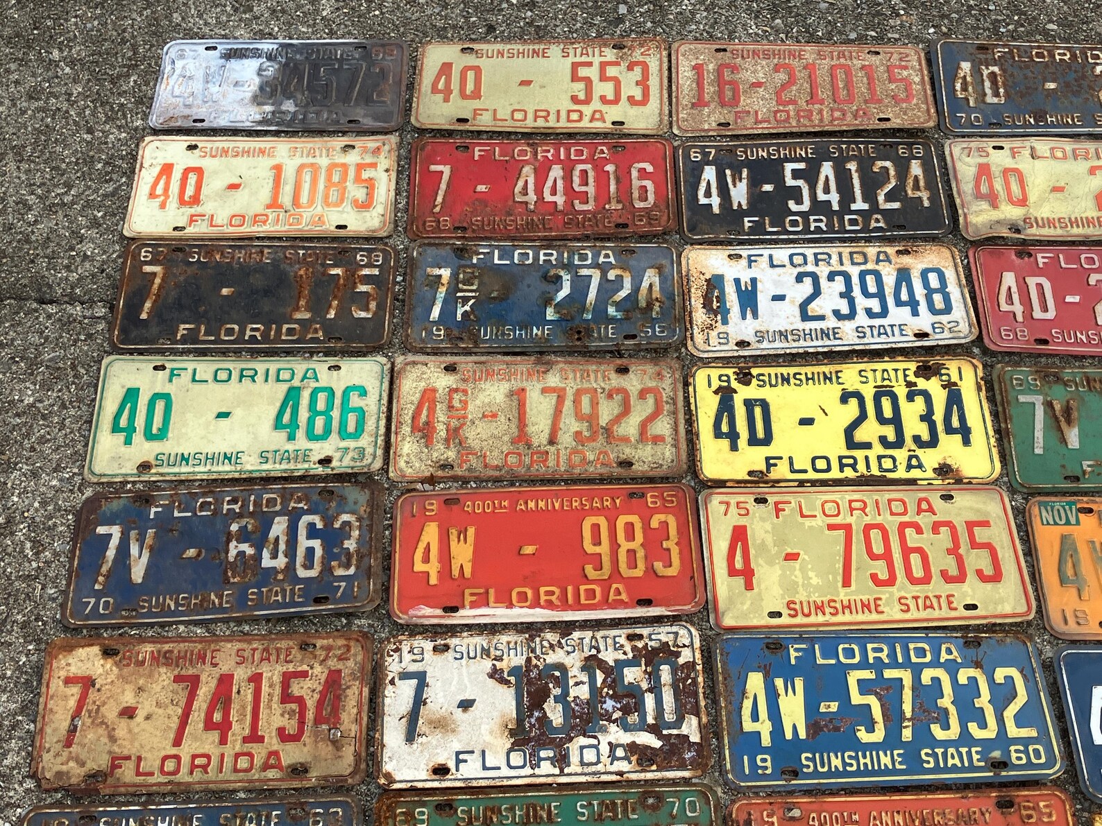 Choice Florida License Plate 1940s 1950s 1960s 1970s 1980s Vintage ...