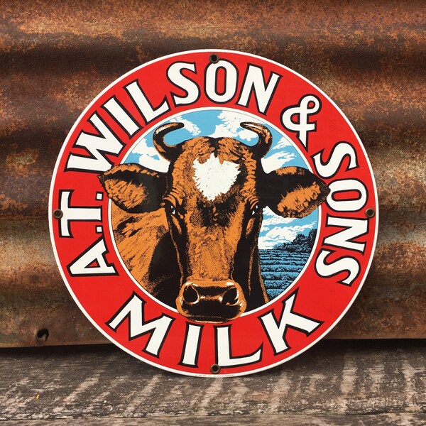Vintage Dairy Sign - Etsy