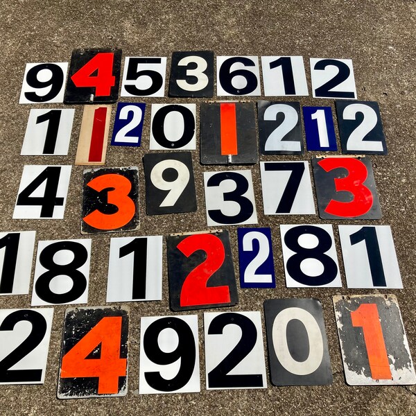 Gas Station Numbers - Etsy