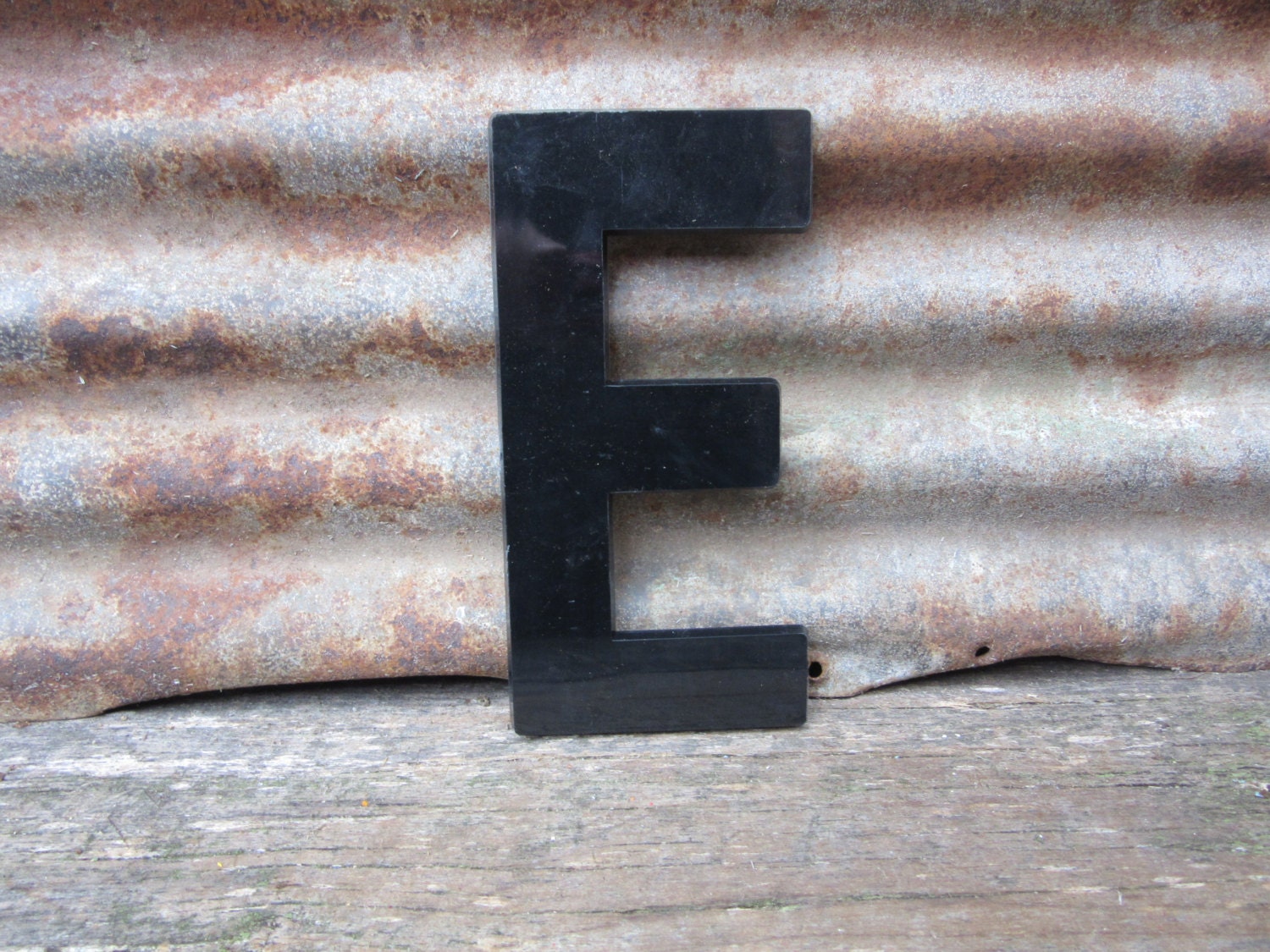 Vintage Marquee Sign Large 10 Inch Letter E Sign Black Simple | Etsy