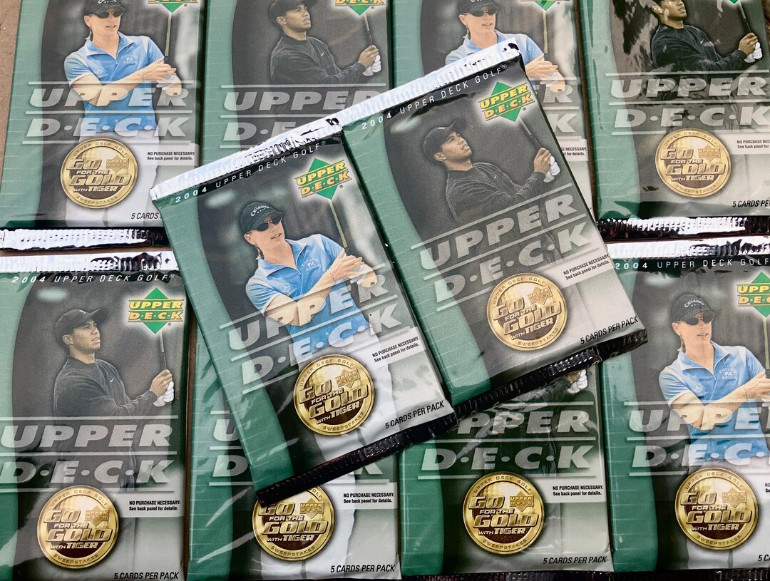 Vintage Golf Trading Cards 2004 Upper Deck Golfing Cards 5 Cards per ...