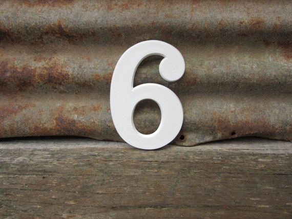 Number Sign Marquee Vintage Sign 6 Inch Number 6 or 9 Nine 9 | Etsy