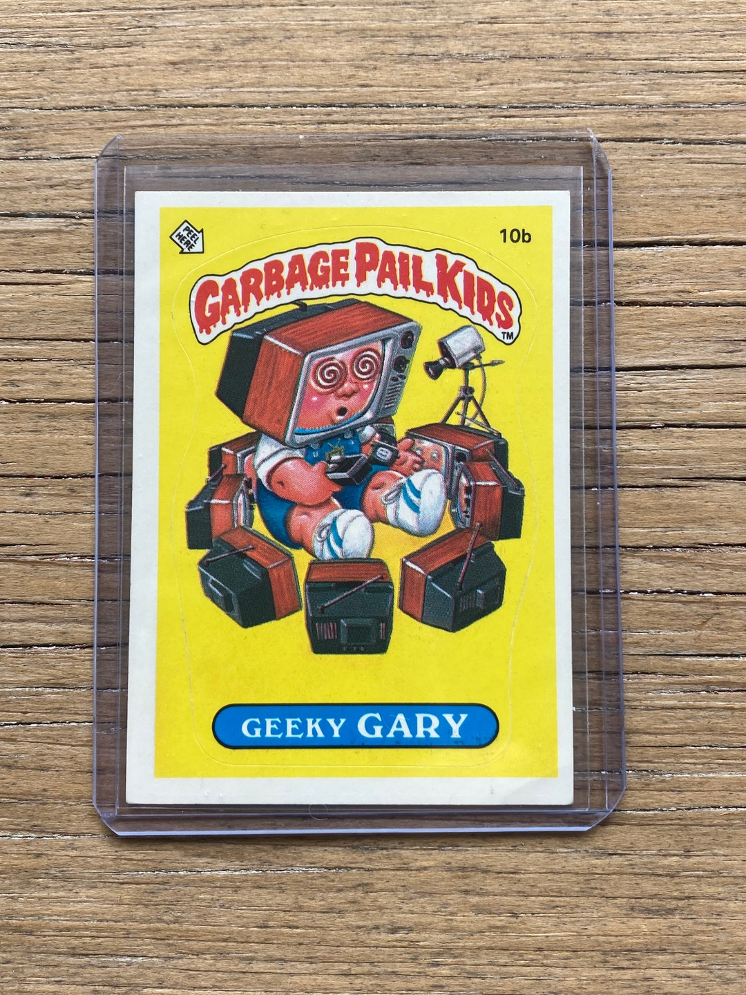 Vintage Garbage Pail Kids Card Geeky Gary 2b Original Series 1 Card ...