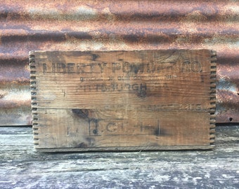 Antique Dynamite Box - Etsy