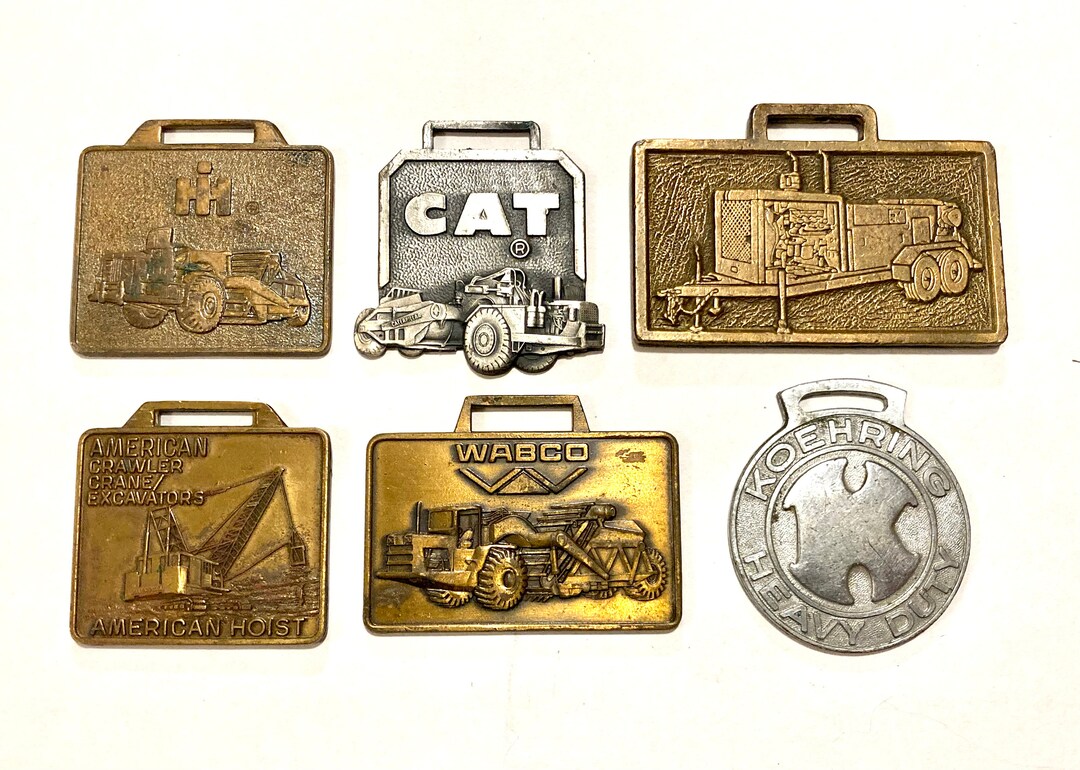 Vintage Watch Fob Caterpillar, International Harvester, American Hoist ...
