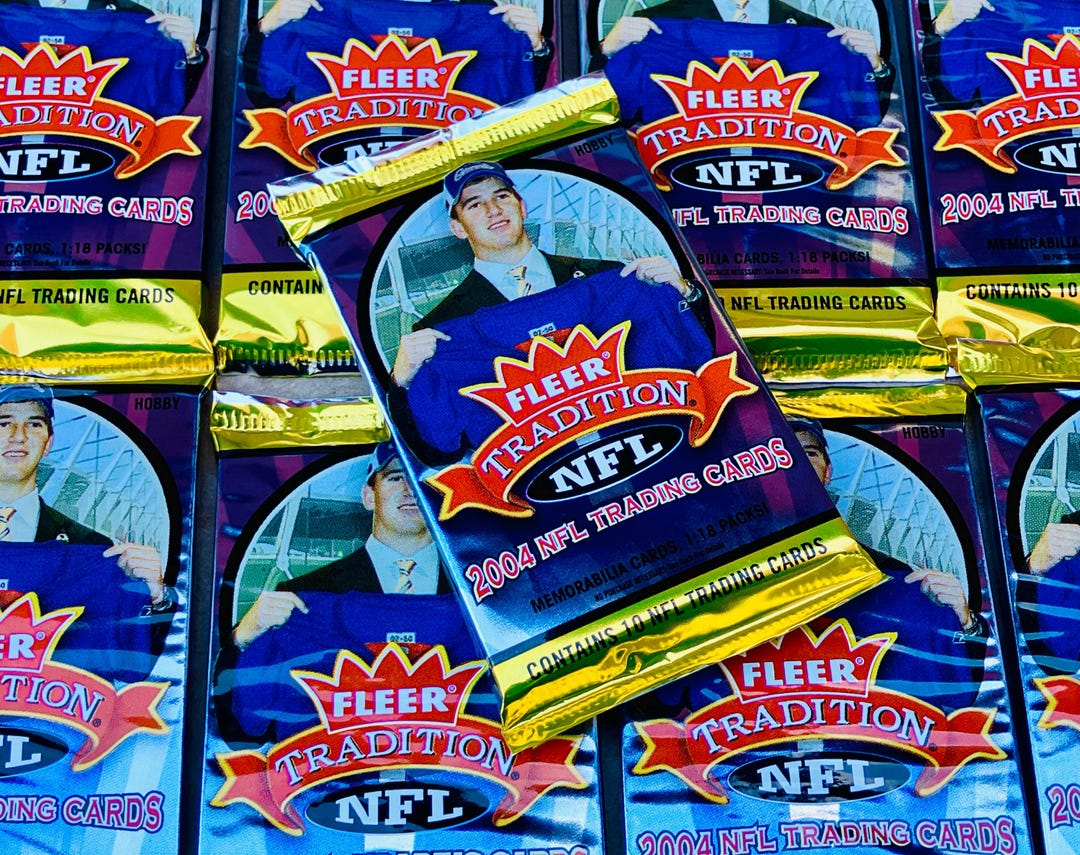 Original Vintage Football Cards Fleer Tradition 2004 NFL Unopened Pack ...