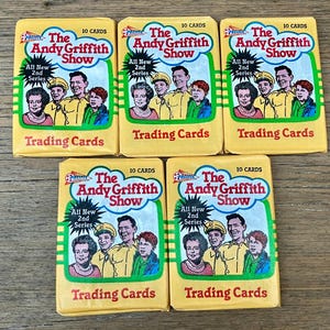 Vintage the Andy Griffith Show Cards Pacific Wax Pack of Cards 1991 ...