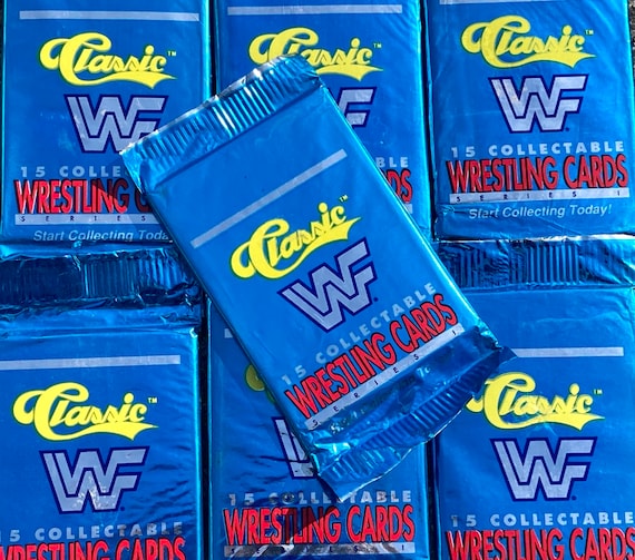 Vintage WWF Cards Wrestling 1 Pack of Cards 1990 Unopened Pack - Etsy
