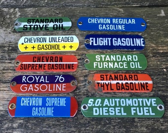 Chevron Gas Signs - Etsy