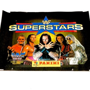 Pack of Vintage WWF Album Sticker Cards Wrestling Panini 1997 World ...