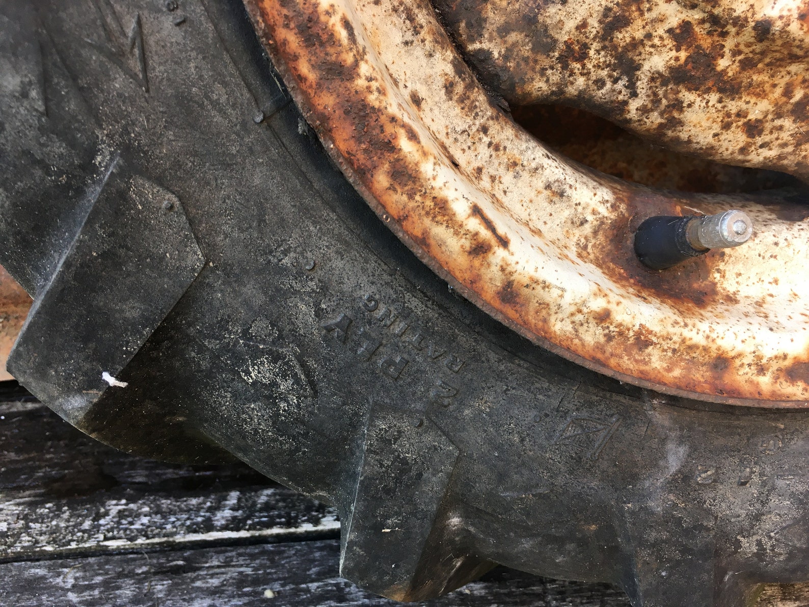 Antique Metal Wheel With Rubber Ag Tire Agricultural Tractor | Etsy