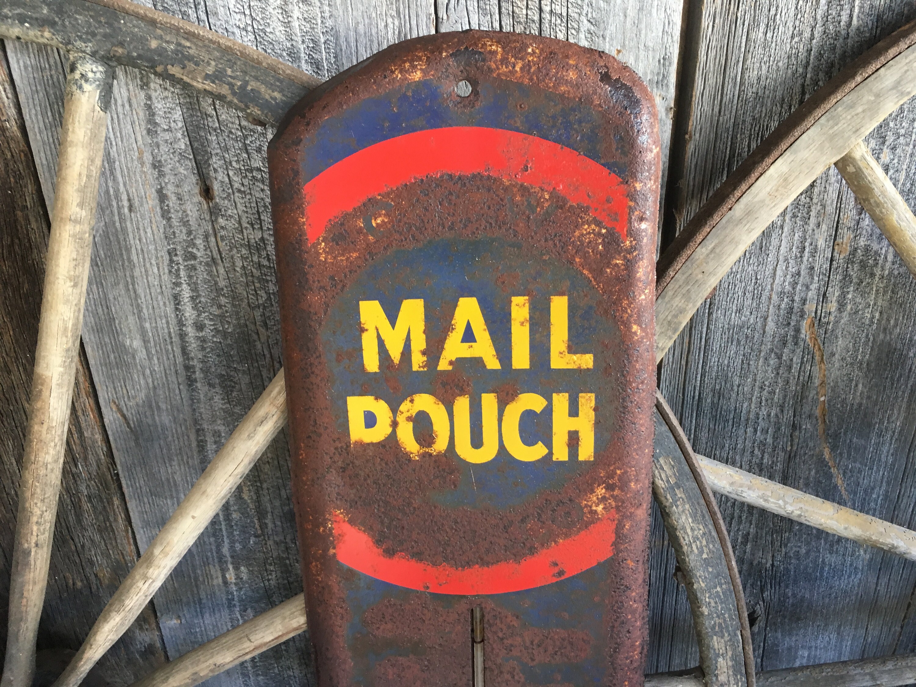 Vintage Mail Pouch Thermometer Sign Full Size 39 Inch Tobacco - Etsy
