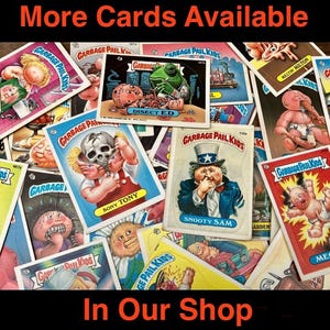 Garbage Pail Kids Card Choice Bruised Lee, Grim Jim, Distorted Dot ...