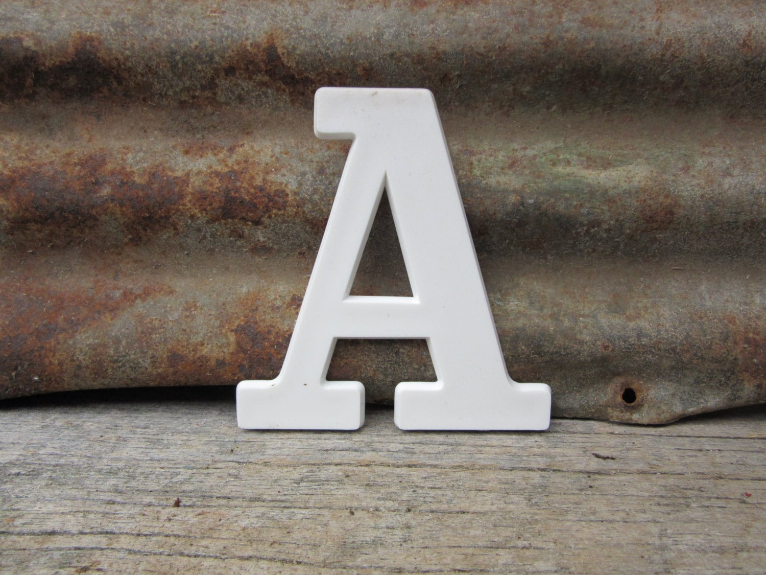 Vintage Marquee Sign 6 Inch Letter A Sign White Similar to Courier Font ...