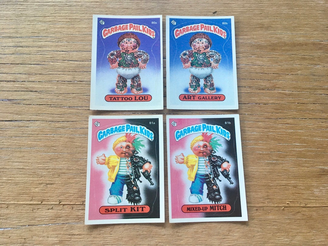 Choice of Garbage Pail Kids Tattoo Lou, Art Gallery, Split Kit, Mixed ...